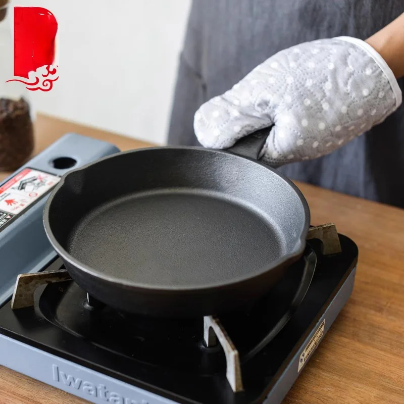 Small-Happiness-Cast-Iron-Integrated-Pan-Pig-Iron-Frng-Pan-Uncoated-Non ...