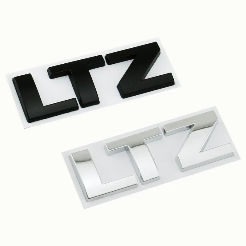 5X 3D Car Sticker LTZ Emblem Badge Decals for Chevrolet Silverado Cruze ...