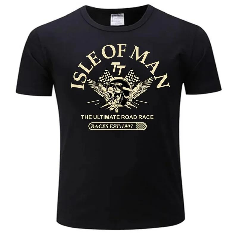 Men Cotton Tshirt Isle of Man TT Races The Ultimate Road Race EST1907 ...