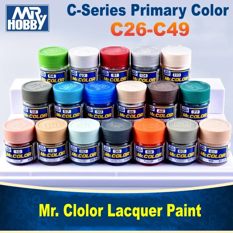 Mr-Hobby-10ml-C26-C49-Lacquer-Oil-Paint-Mr-Clolor-Series-Gloss-Flat ...