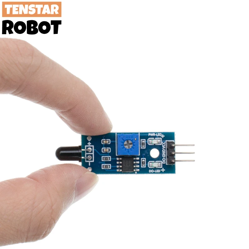 10pcs Ir Flame Sensor Module Detector Smartsense For Temperature ...