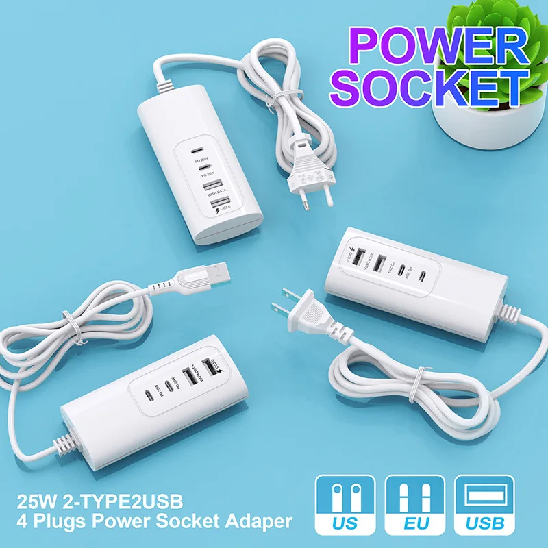 Multifunctional High Speed Multi Port USB Type C HUB EU/US Splitter ...