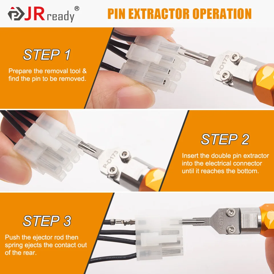 Keyboard Switch Puller JRready Molex Pin Extractor Tool - Mini-Fit Jr ...