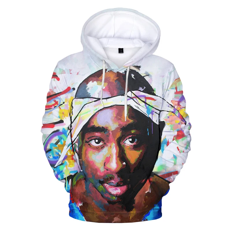 Sweatshirt 2pac Tupac 3d Print | Tupac Hoodies Hip Hop Pullover - 2023 ...