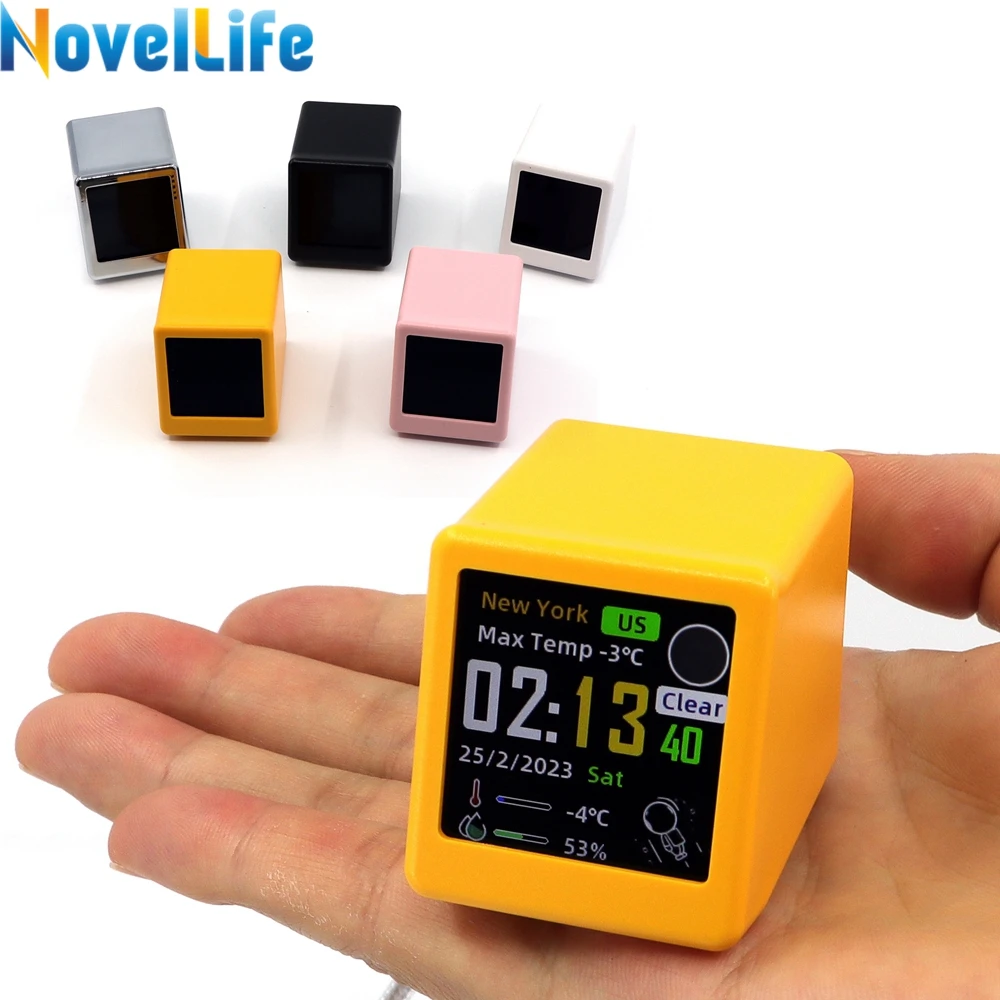 Mini-WIFI-Weather-Station-Forecaster-Digital-Clock-Calendar-Outdoor ...