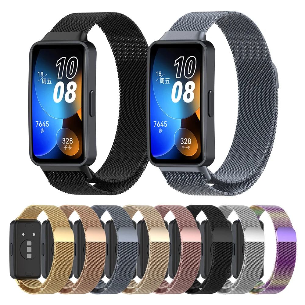 Milan Magnetic Loop Strap Para Huawei Band 8 Strap Pulseira Pulseira ...
