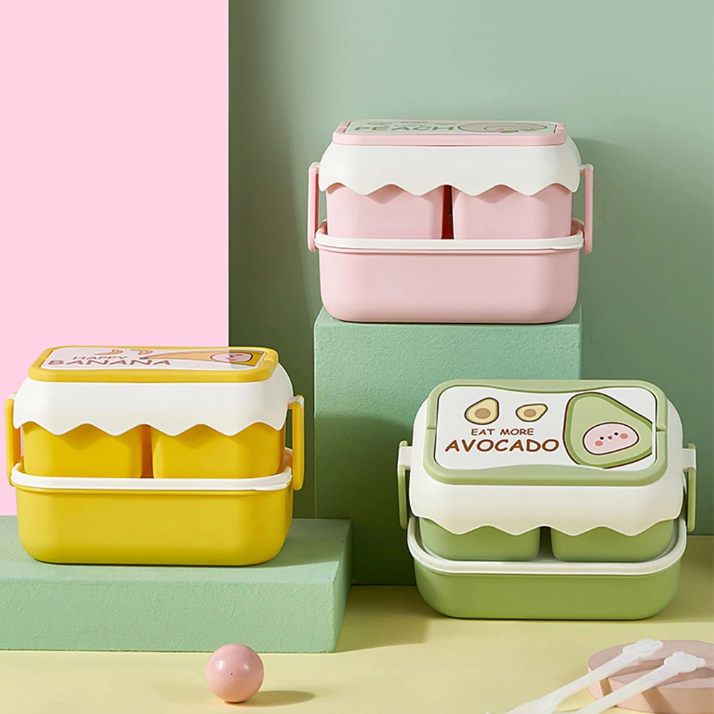 Cartoon-Lunch-Containers-Portable-Meals-Storage-Boxes-Microwavable-with ...