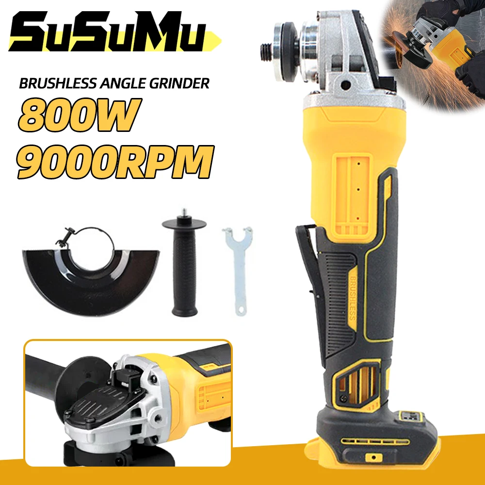 Electric-DCG406-125MM-Angle-Grinder-Brushless-Maglev-Metal-Polishing ...