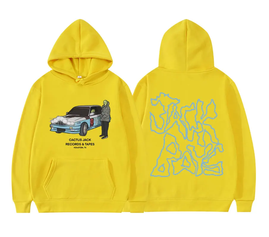 Travis Scott Cacti Cactus Jack Print Hoodie Regular High Quality Men ...