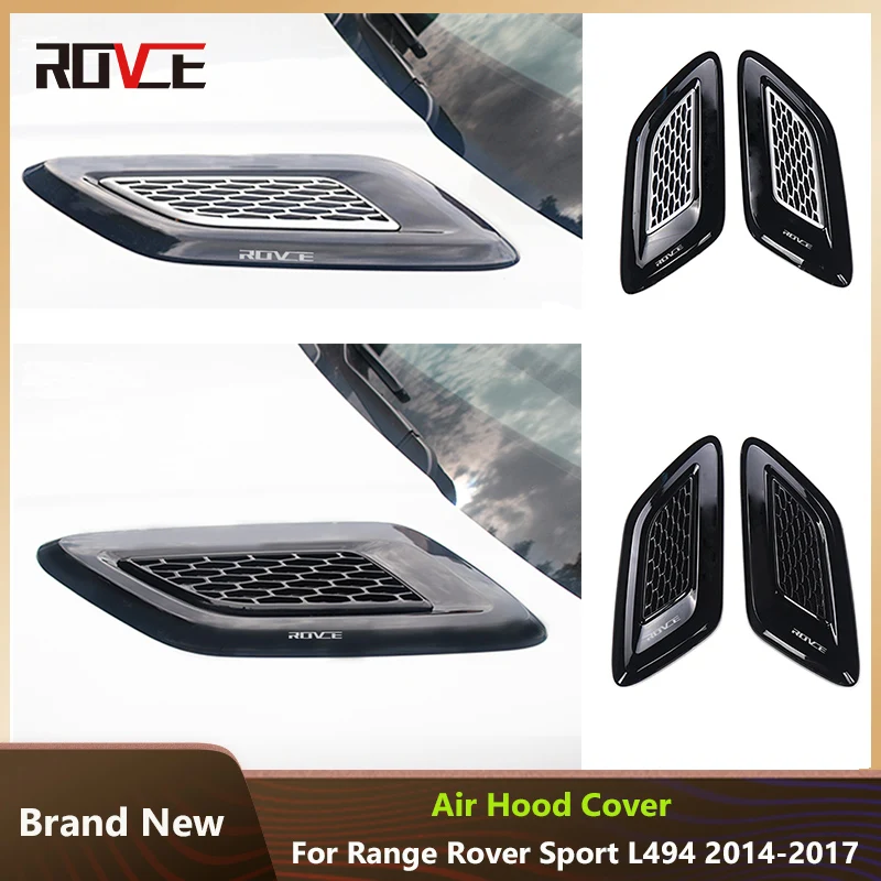 ROVCE-Car-Hood-Air-Vent-Outlet-Wing-Trim-For-Land-Rover-Range-Rover ...