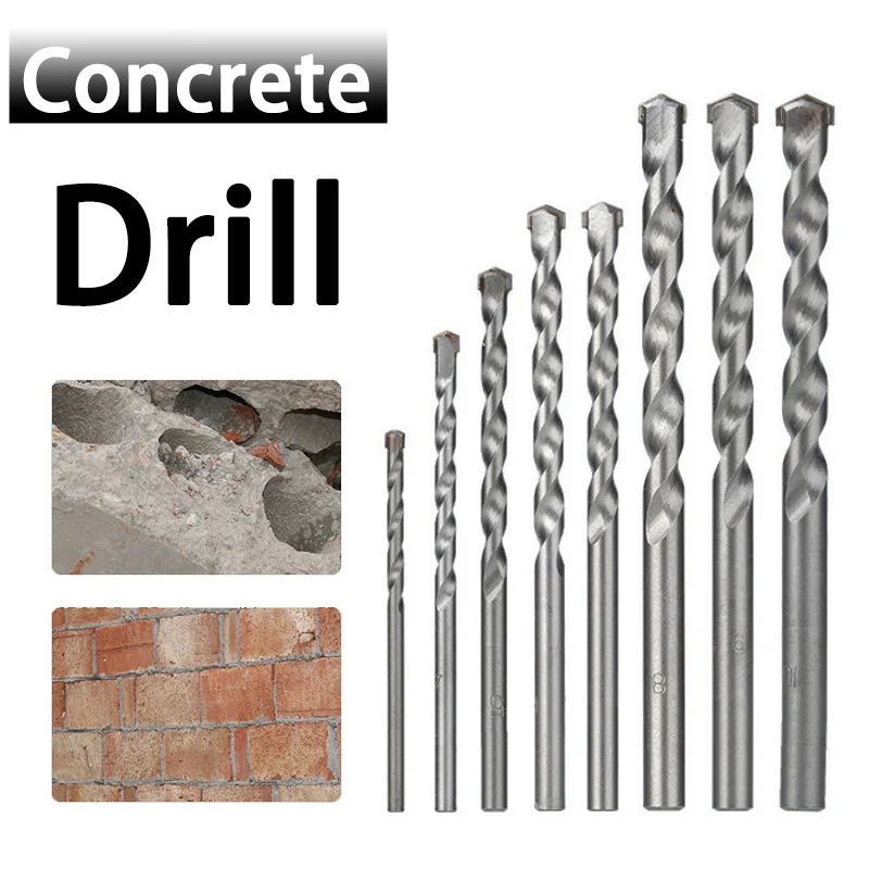 2-4-6pcs-Wall-Masonry-Drill-Bit-Carbide-Tipped-Gun-Drill-Bit-for-Brick ...