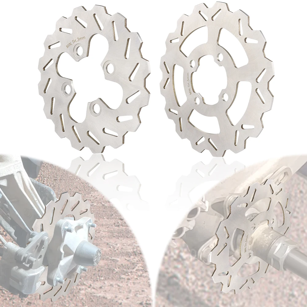 Motorcycle-Front-Rear-Brake-Disc-Rotor-For-YAMAHA-BANSHEE-350-200 ...