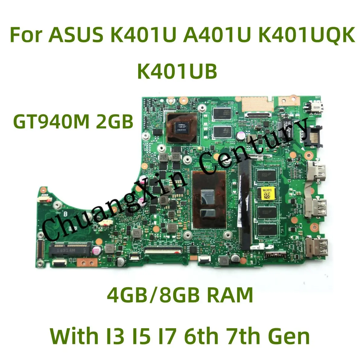 K401UB-Laptop-Mothe-For-ASUS-K401UB-A401U-K401UQ-A401UQ-V401UQ-K401U ...