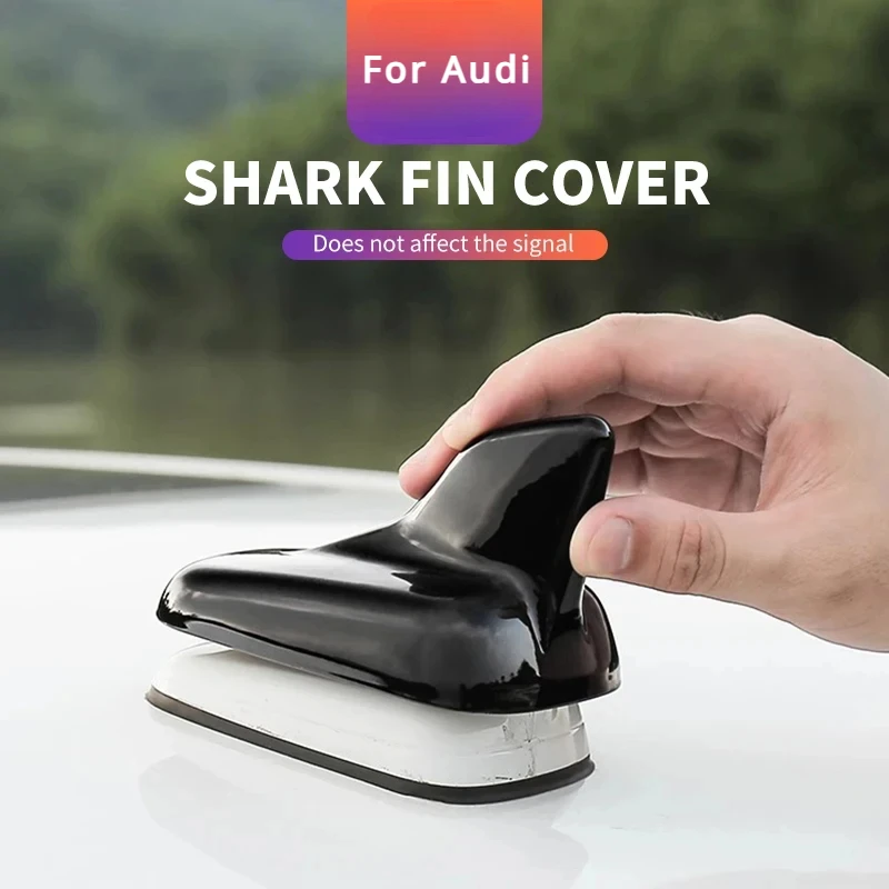 Carbon Fiber Car Antennas Shark Fin Antenna Cover for Audi A4 A5 A6 Q2 ...