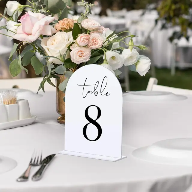 Centros De Mesa Con Numeros Números De Mesa Números De Mesa Para