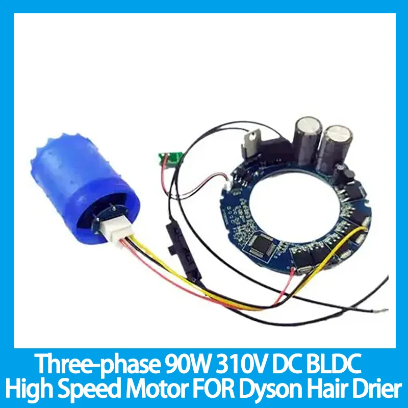 Three-phase-90W-310V-DC-Brushless-High-Speed-BLDC-Motor-3-Stage-Driver ...