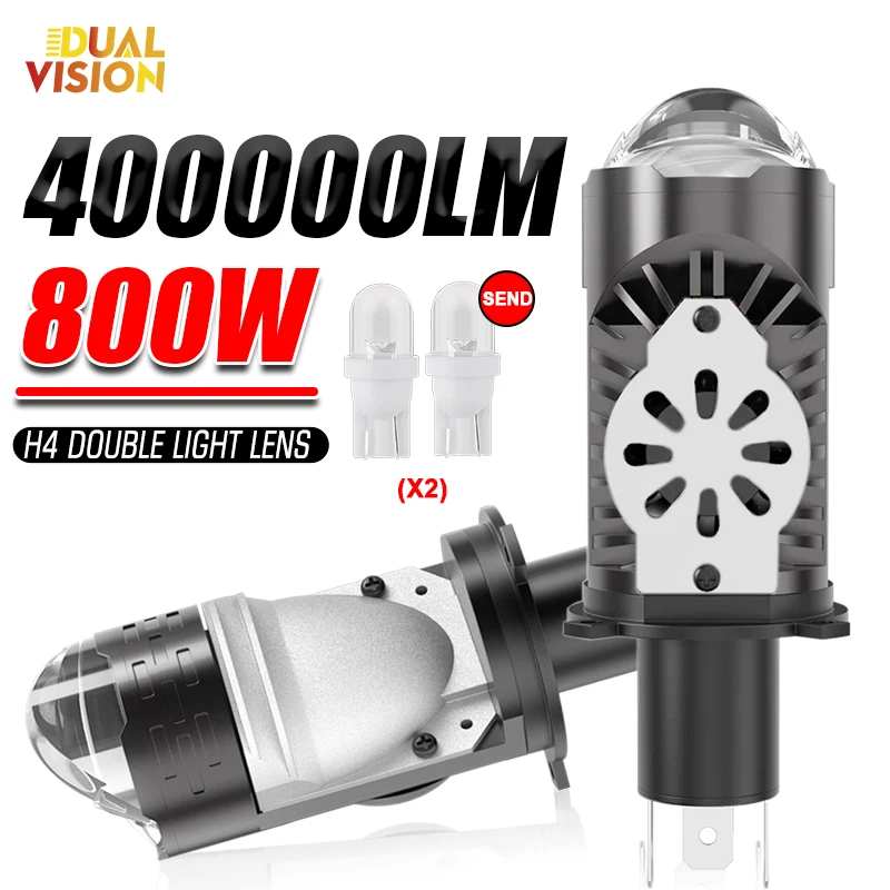 H4-LED-Mini-Projector-Lens-Car-Headlight-Auto-Bulb-800W-400000LM-H4-led-Projector-headlights ...