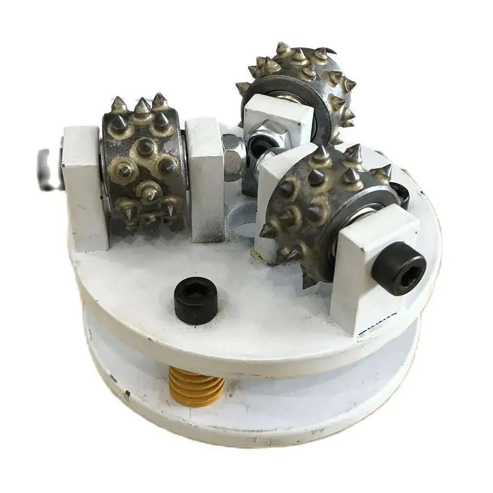 125mm-Double-Layer-3-Rollers-Rotary-Bush-Hammer-Plate-Diamond-Abrasive ...