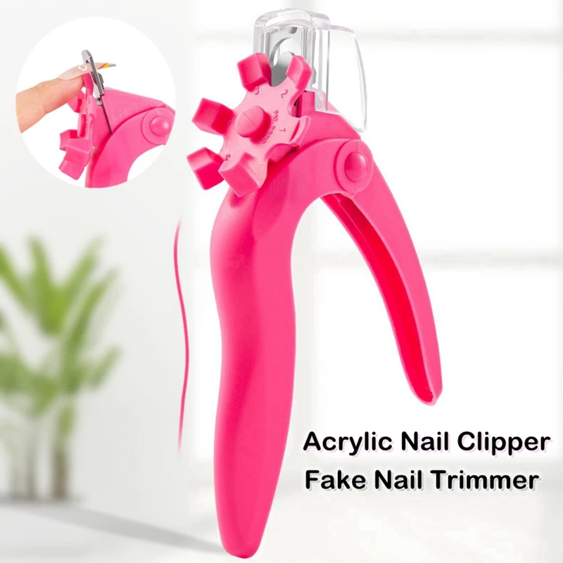 New-Acrylic-Nail-Clipper-Adjustable-Stainless-Steel-Cutter-Trimmer-for ...