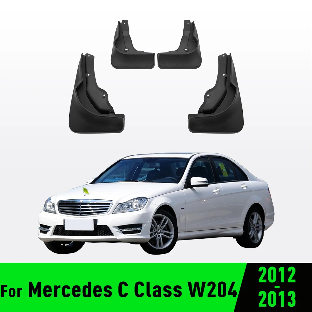 For Mercedes BENZ C Class W204 Sport 2012-2013 Fender Mudflaps Splash ...