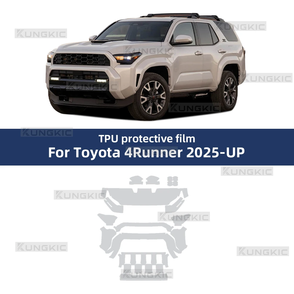 For Toyota 4Runner 2025-up Car Precut Paint Protection Film Front ...