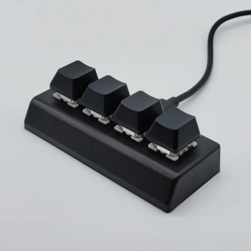USB-Mini-Keyboard-4-key-Shortcut-Key-Keycaps-4keys-Mechanical-Keyboards ...