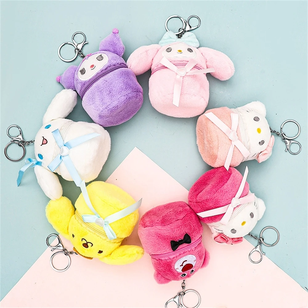 Anime-Plush-Doll-Keychain-Hello-Kitty-stuff-Mymelody-Kuromi-Cinnamoroll ...