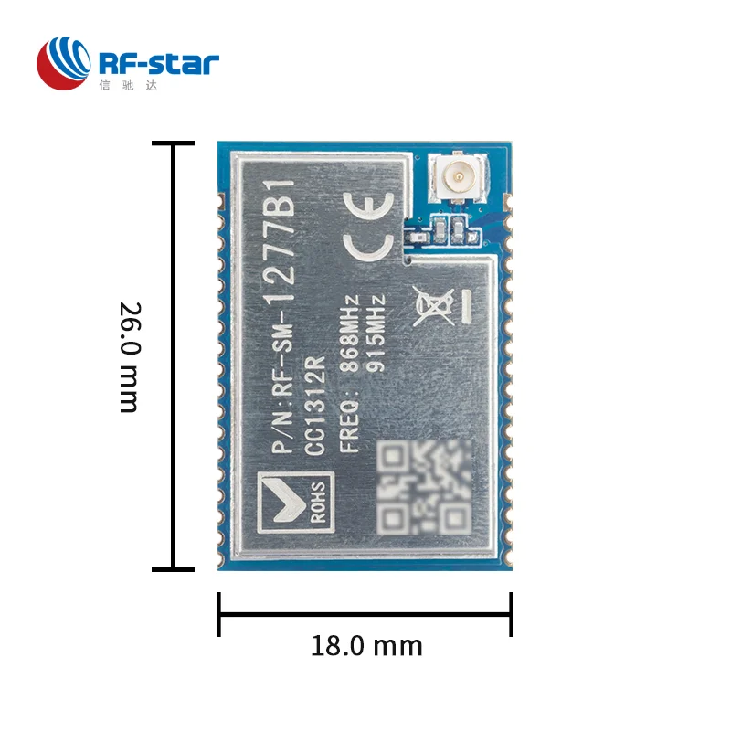 RFstar-Sub-1GHz-Modules-based-on-CC1312R-433MHz-450MHz-6LoWPAN-Wi-SUN ...