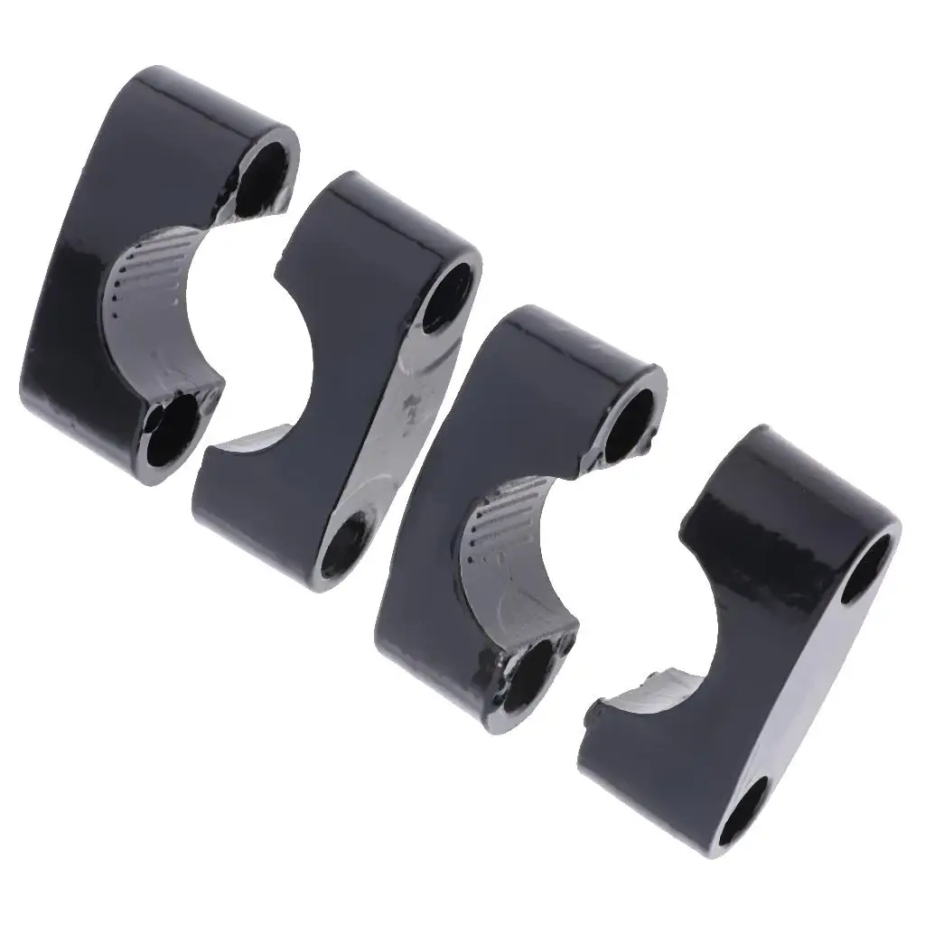 Motorcycle-HandleBar-Bar-Mount-Clamp-Adaptor-Risers-Adapter-for-22mm ...