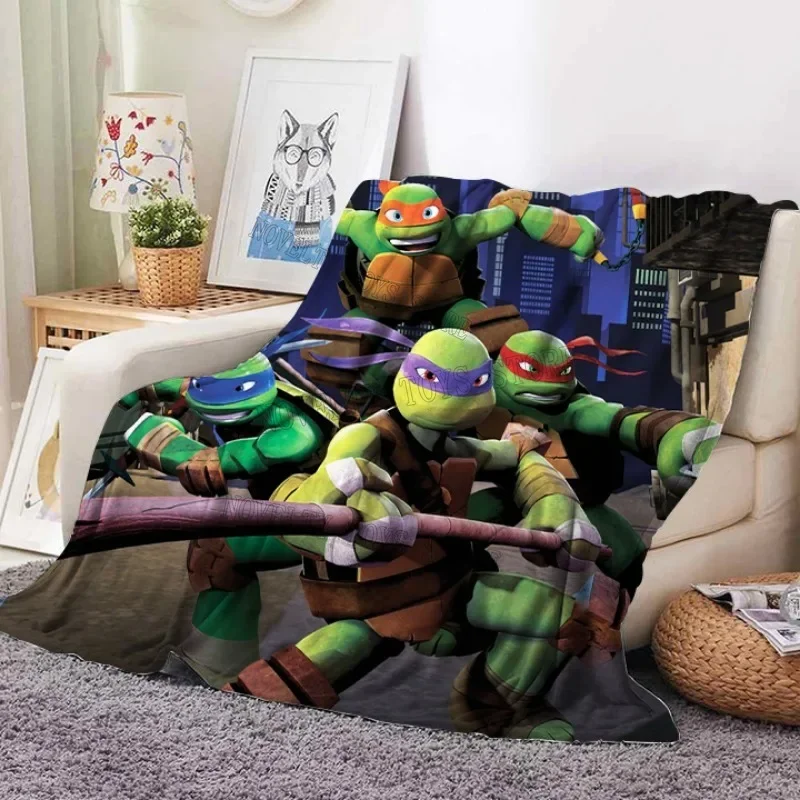 Teenage-Mutant-Ninja-Turtles-Blanket-Cartoon-Nap-Blanket-3D-Digital ...