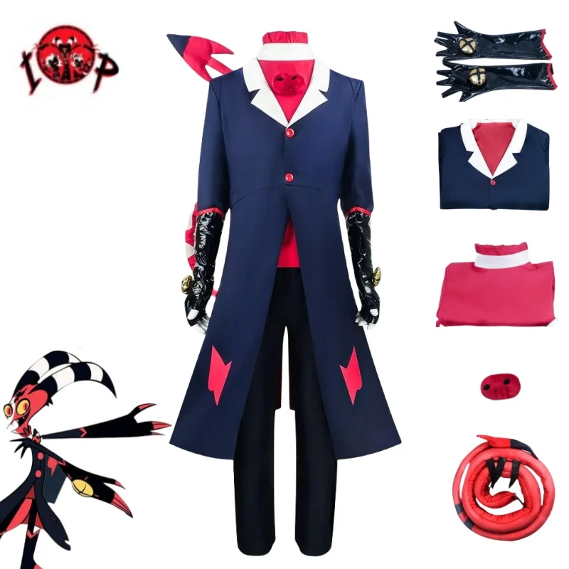 Anime-Helluva-Boss-Tail-o-Cosplay-kost-m-Boss-Cosplay-parti-niforma-tak ...
