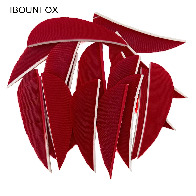 2Inch-50pcs-Arrow-Feather-Fletching-Hunting-Archery-Arrow-Fletches-RW ...