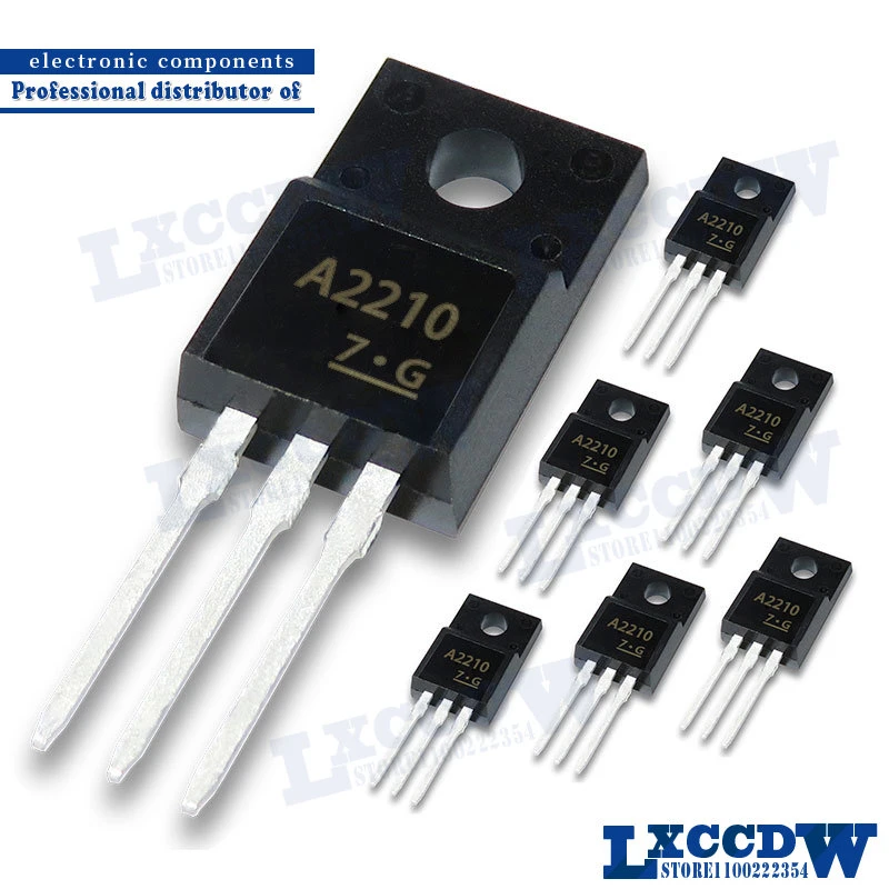 10 adet 2SA2222 2SC6144 TO 220F 5pairs ( 5 adet A2222 + 5 adet C6144 ...