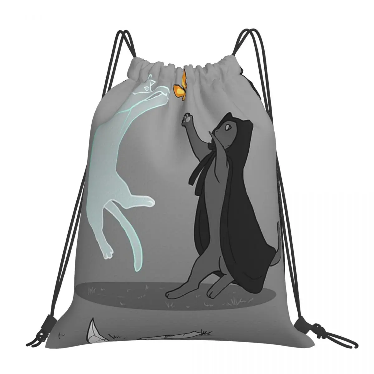 Chasing-Butterflies-Backpacks-Fashion-Portable-Drawstring-Bags ...