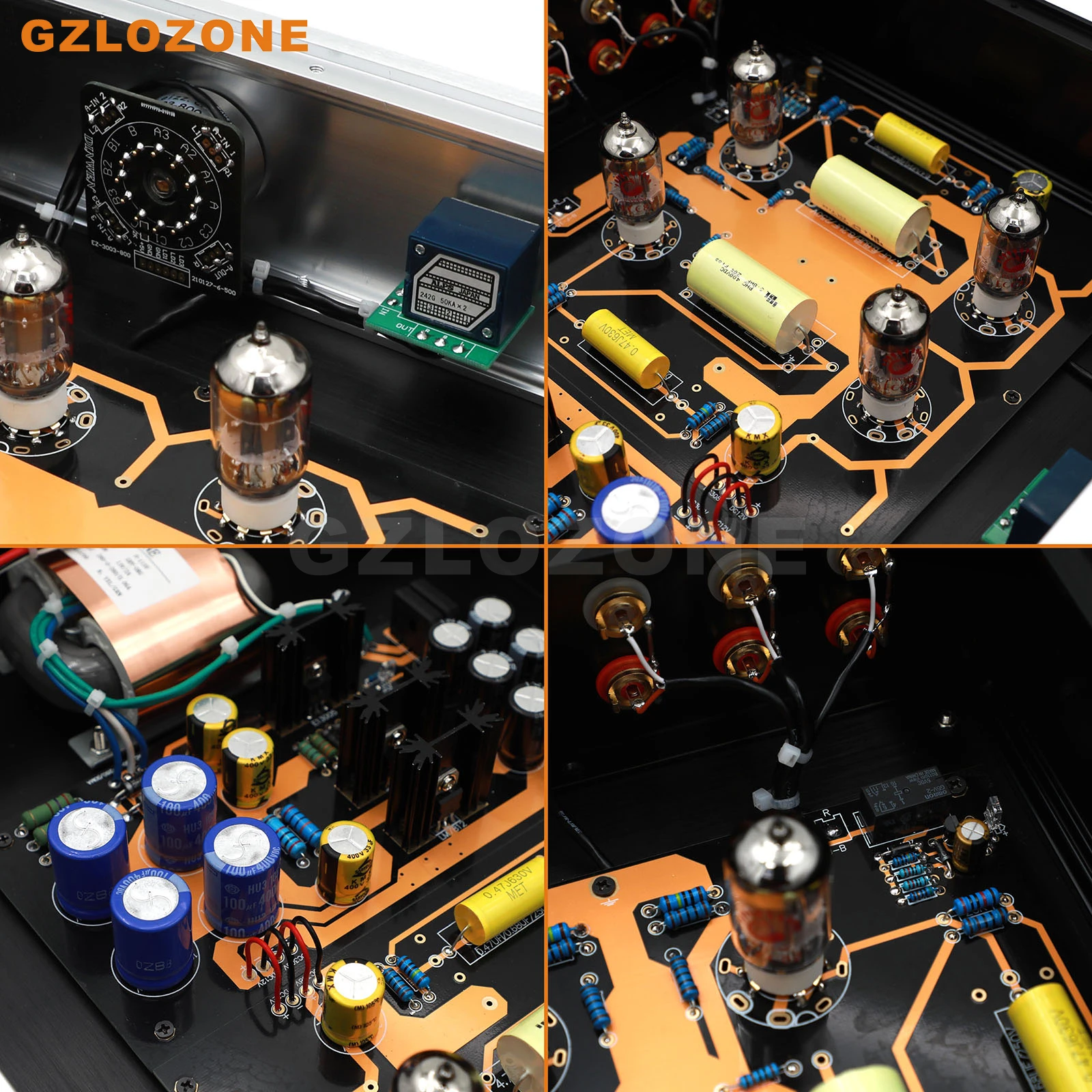 HI-END Stereo ECC82 Vacuum Tube Preamplifier Base On U.S Rogue99 Preamp
