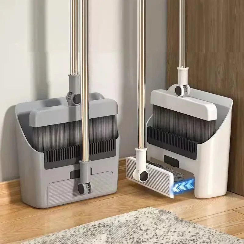 Broom-and-Dustpan-Mops-for-Rotary-Domestic-Cleaning-Folding-Silicone ...