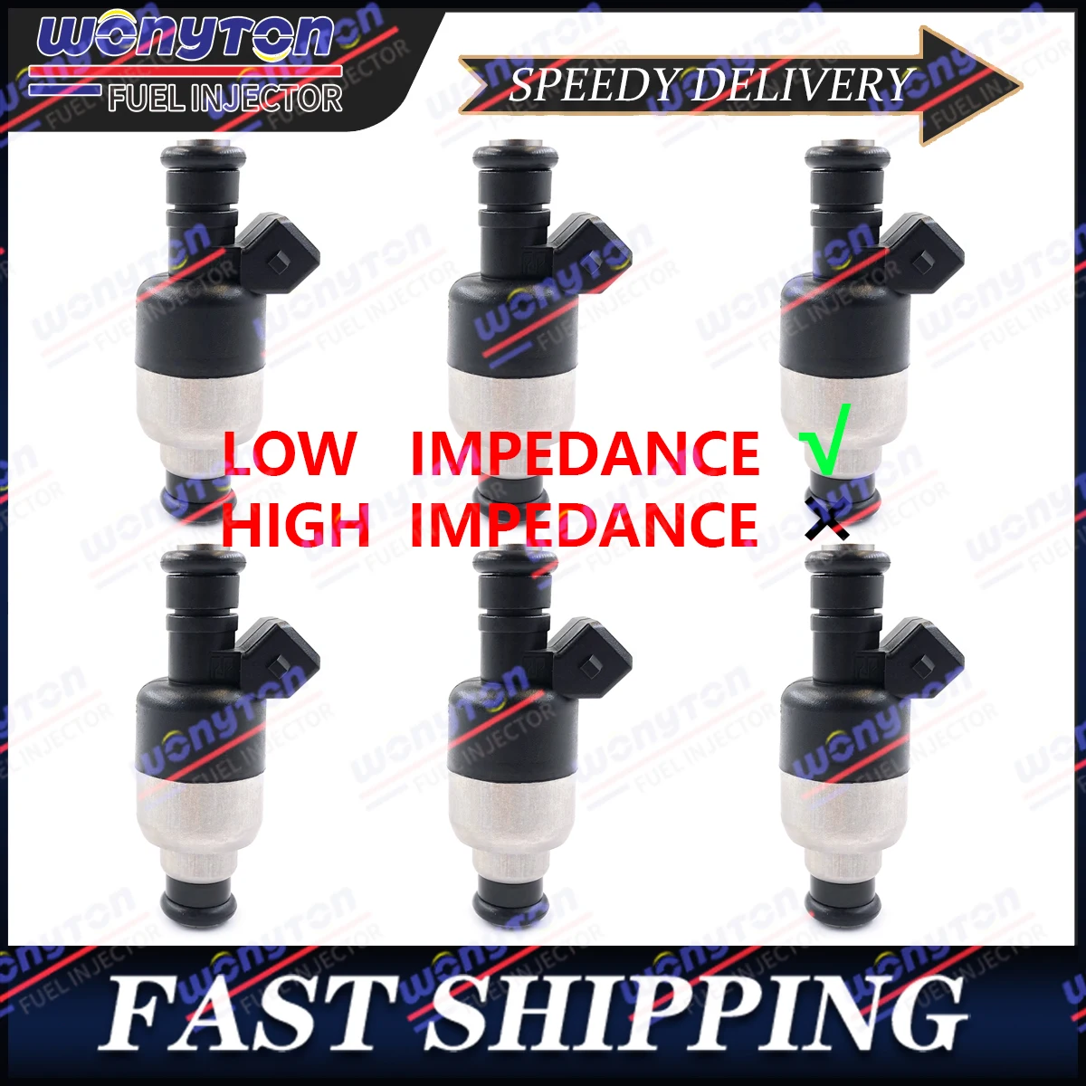 6Pcs-New-Fuel-Injectors-5235367-5235136-17084888-For-BUICK-CENTURY ...