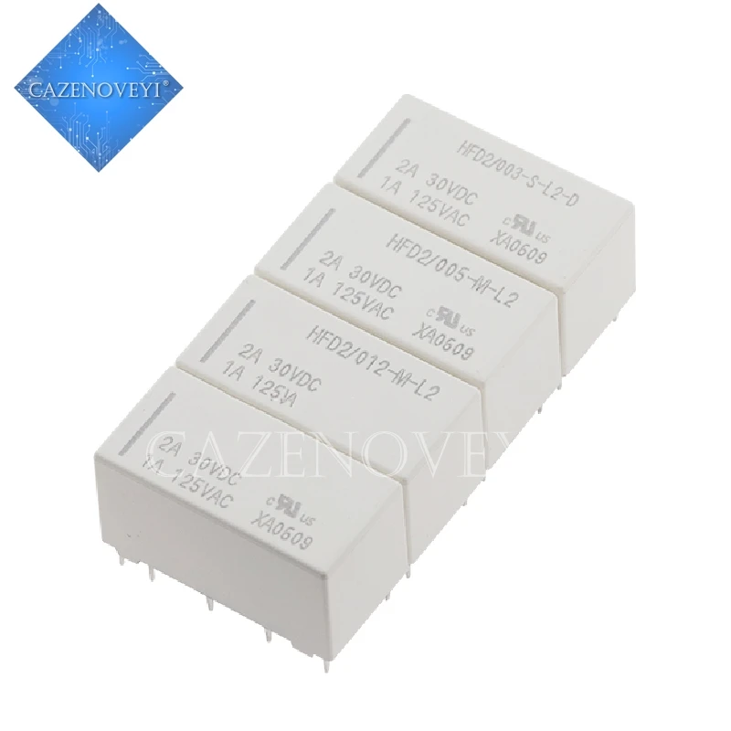 5pcs/lot Relay HFD2-012-S-L2-D HFD2/012-S-L2-D HFD2-012-M-L2 HFD2/012-M ...