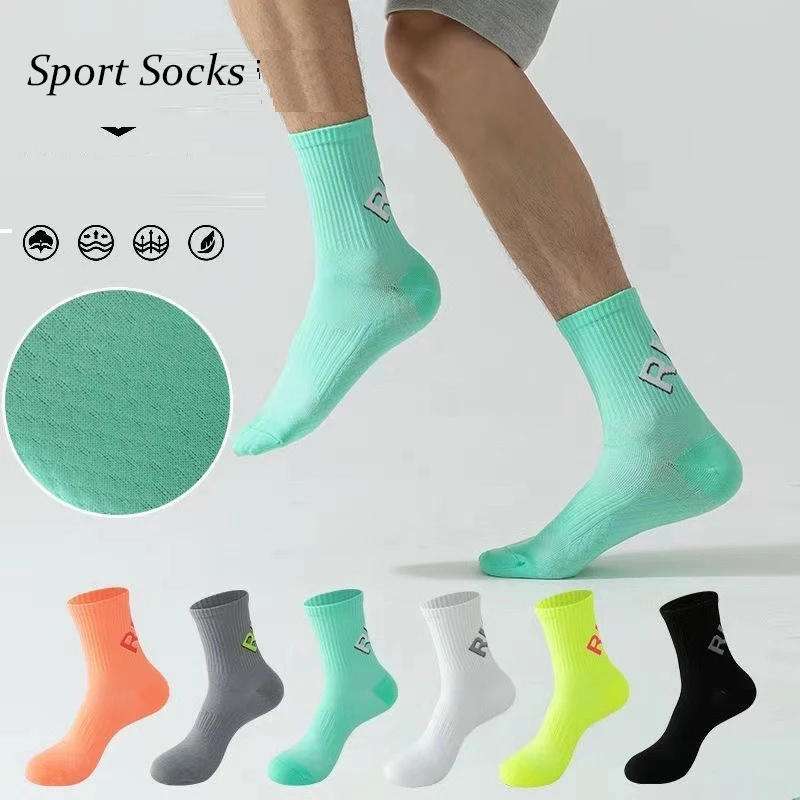 New-Outdoor-Sports-Marathon-All-Seasons-Running-Crew-Socks-Men-Women ...