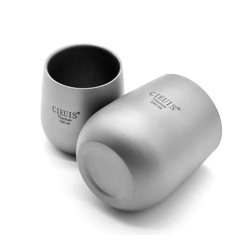 Titanium-Cup-Double-Wall-Thermal-Insulation-Cup-Outdoor-Camping-Hiking ...