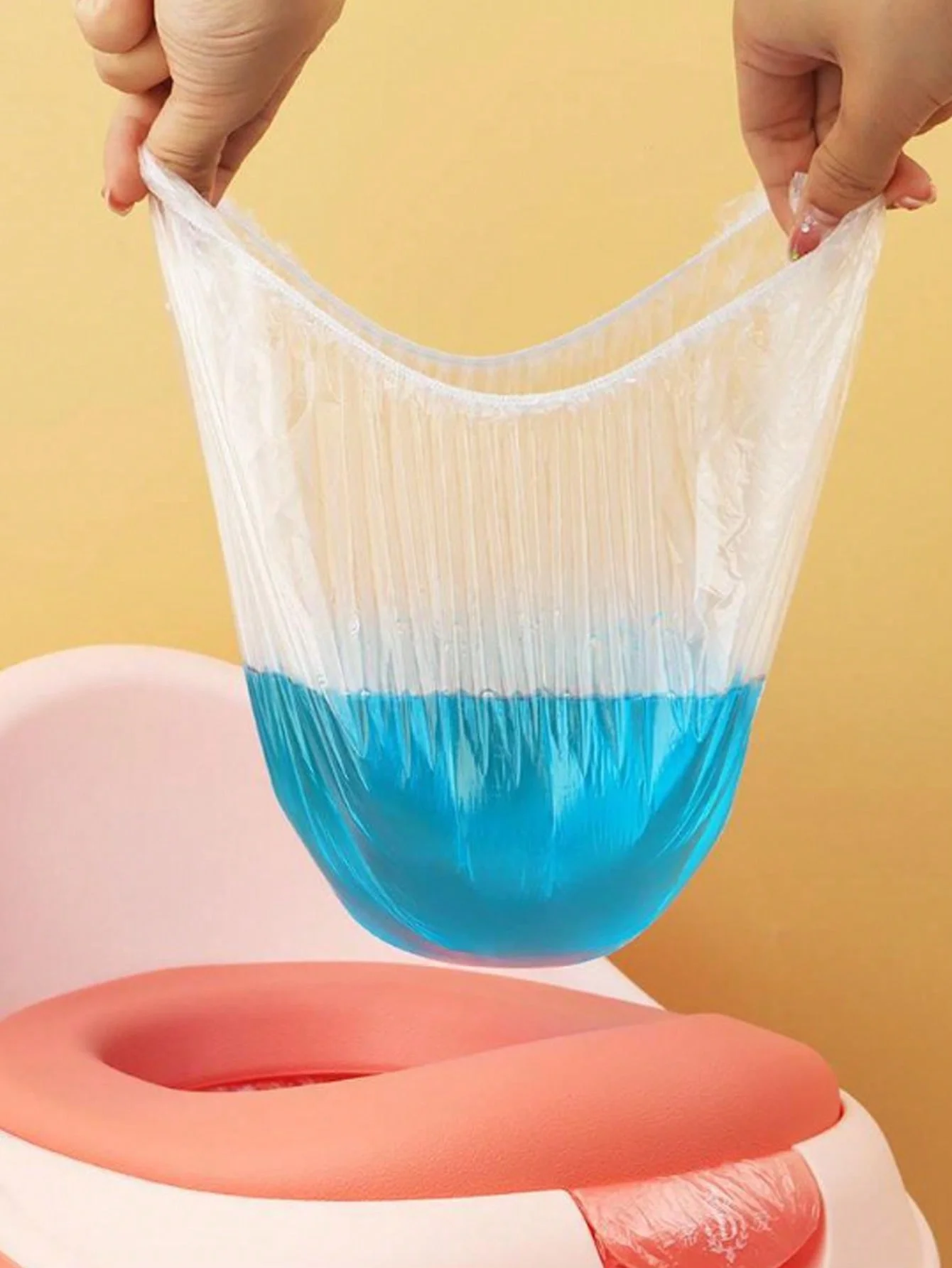 100pcs Baby Toilet Garbage Bags, Disposable Children's Potty Clean Up ...