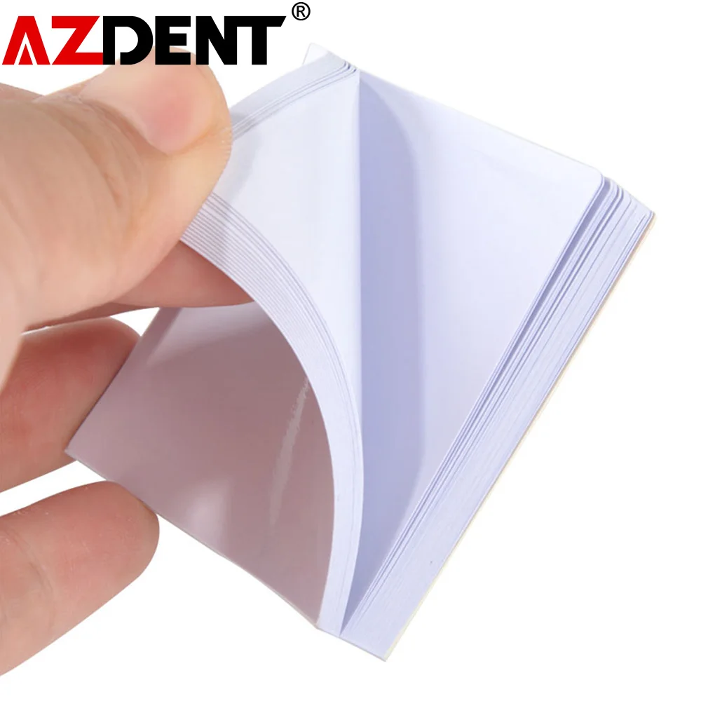 50 Sheets 51x51 Dental Thickening White Cementing Mixing Paper ...
