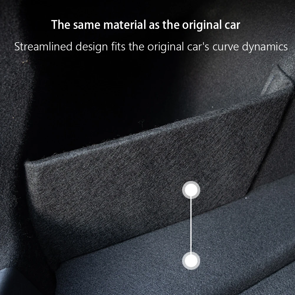 For-Tesla-Model-3-2019-2021-Car-Rear-Trunk-Organizer-Side-Storage ...