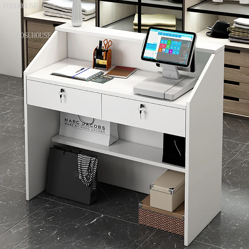 Modern Reception Desks Office Furniture Simple Bar welcome Counter ...