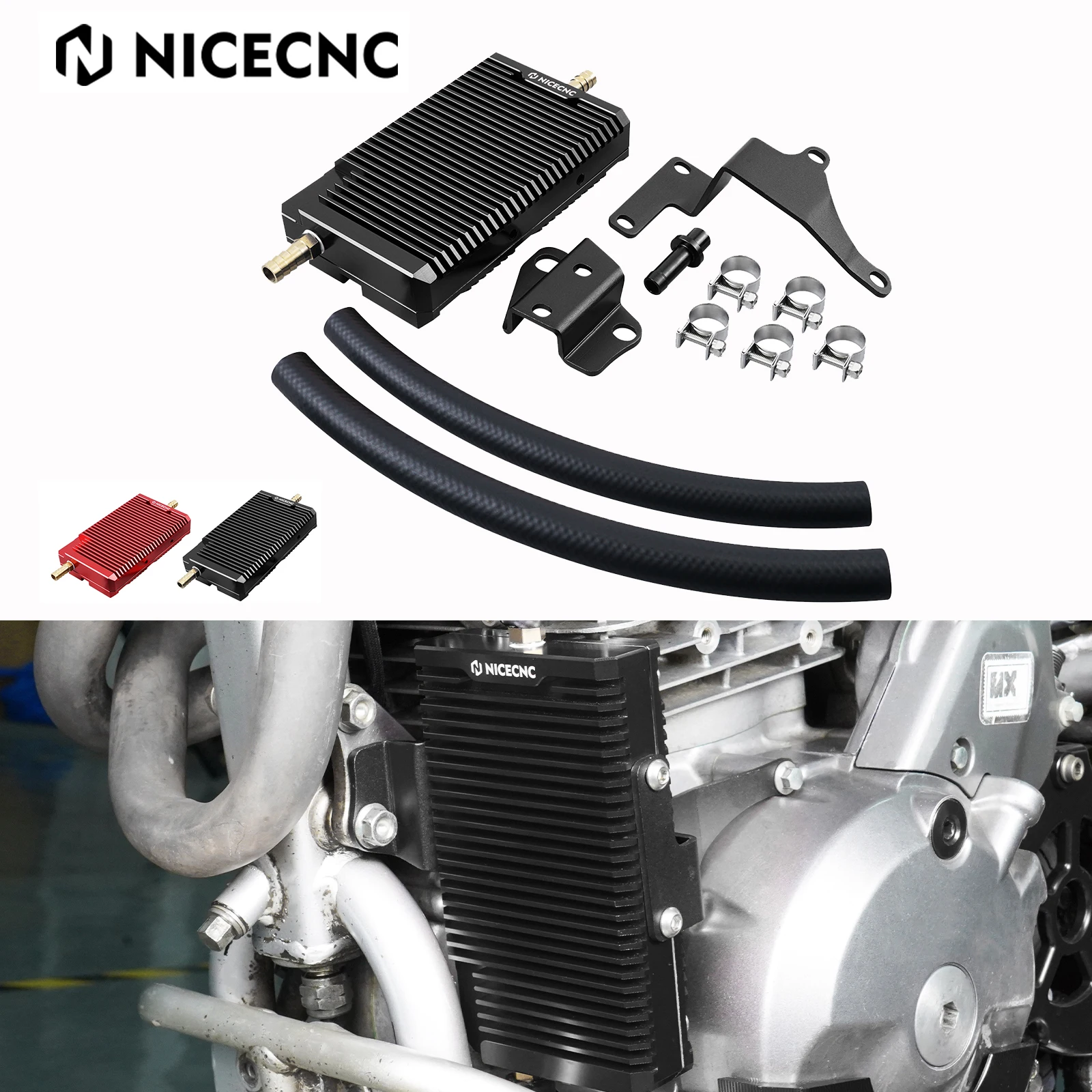 Motorcycle-CNC-Aluminum-Oil-Cooler-Engine-Oil-Radiator-Cooling-System ...