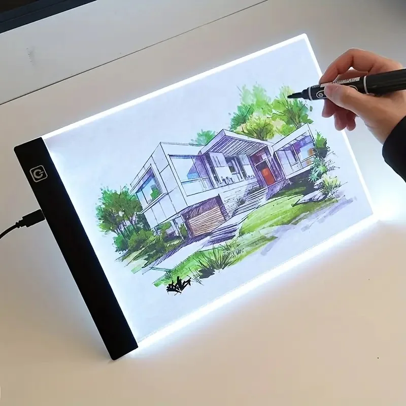 Led-Drawing-Copy-Pad-3-Level-Dimmable-Board-Table-Animation-Painting ...