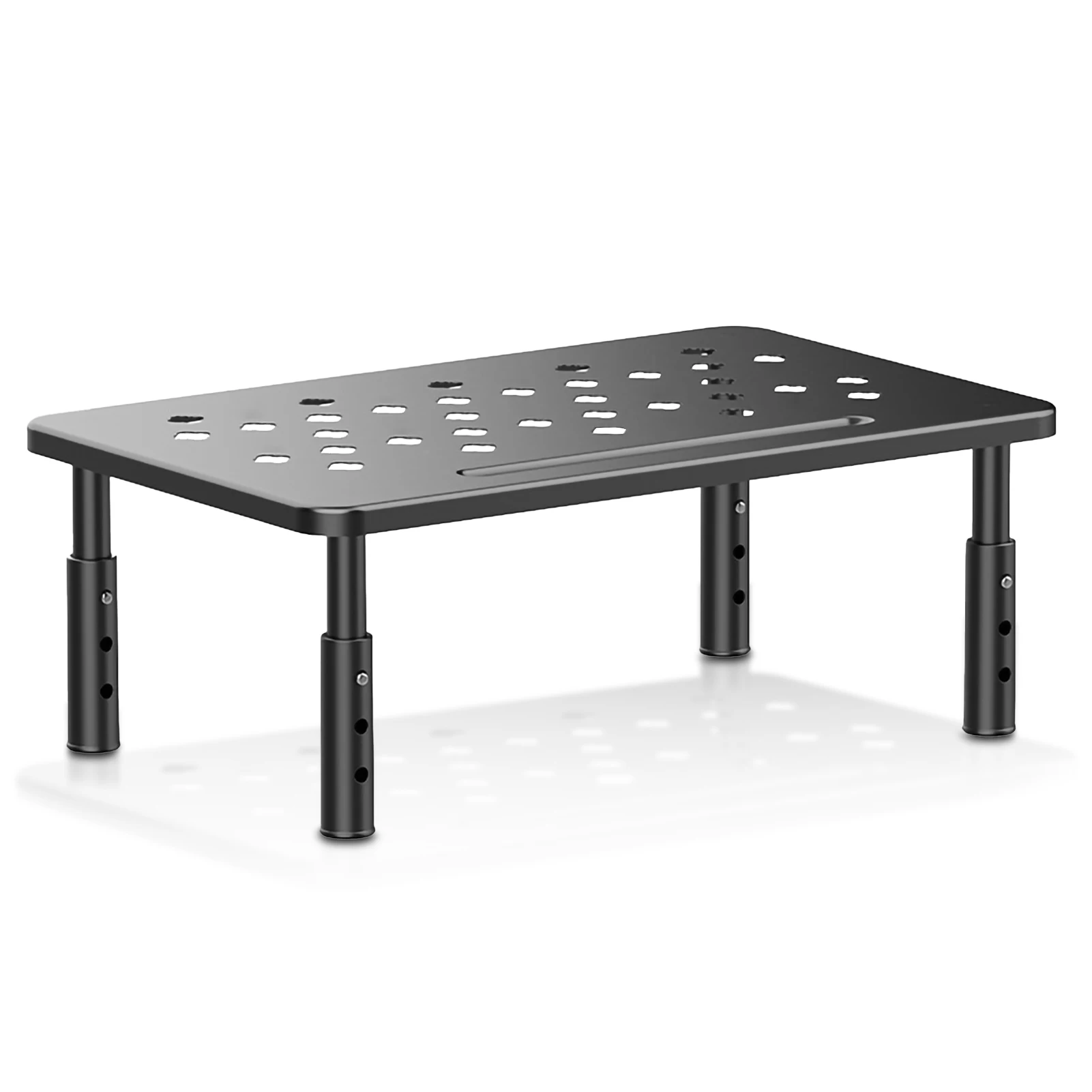 Computer-Increase-Height-Storage-Rack-Retractable-Monitor-Base-Desktop ...