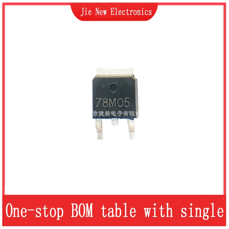 10PCS-50PCS-SMD-78M05-TO-252-7805-Current-1A-5V-NEW-Three-terminal ...