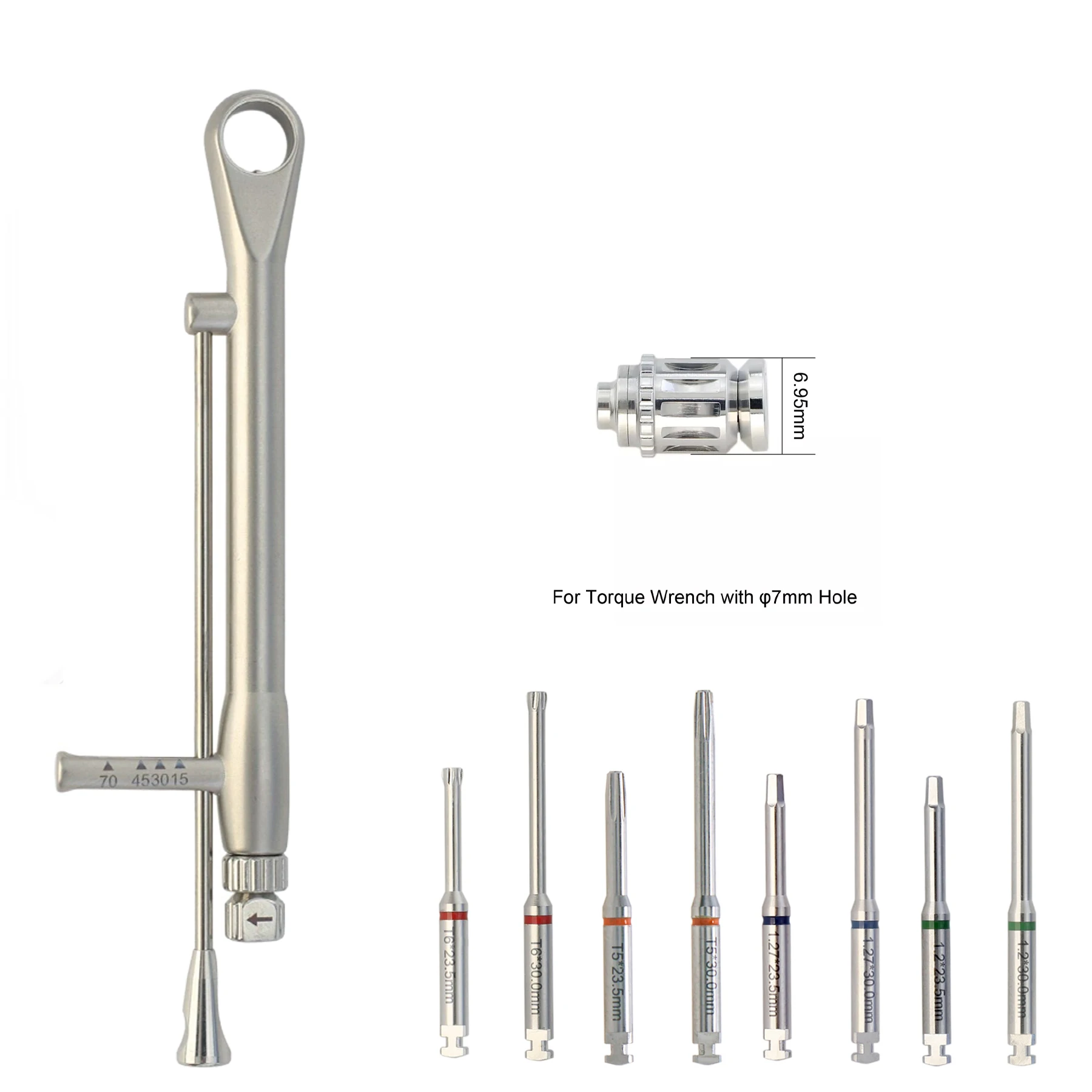 Dental-Implant-Screwdriver-Latch-Hex-Driver-Torque-Wrench-Ratchet ...