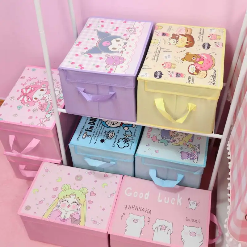 Sanrio Foldable Storage Box | Cute Sanrio Storage Box - Animation ...